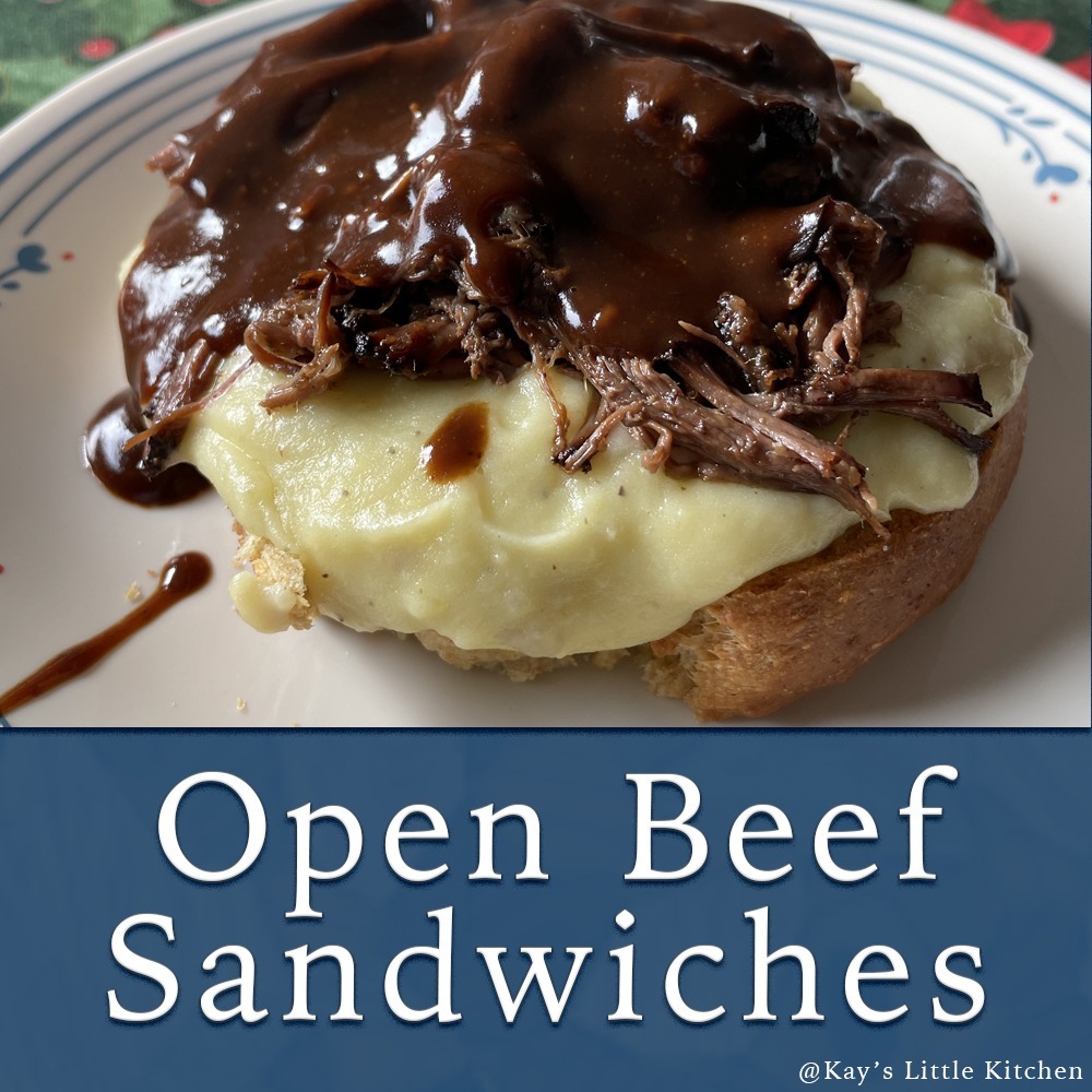 Open Roast Beef Sandwiches - Kay's Little Kitchen